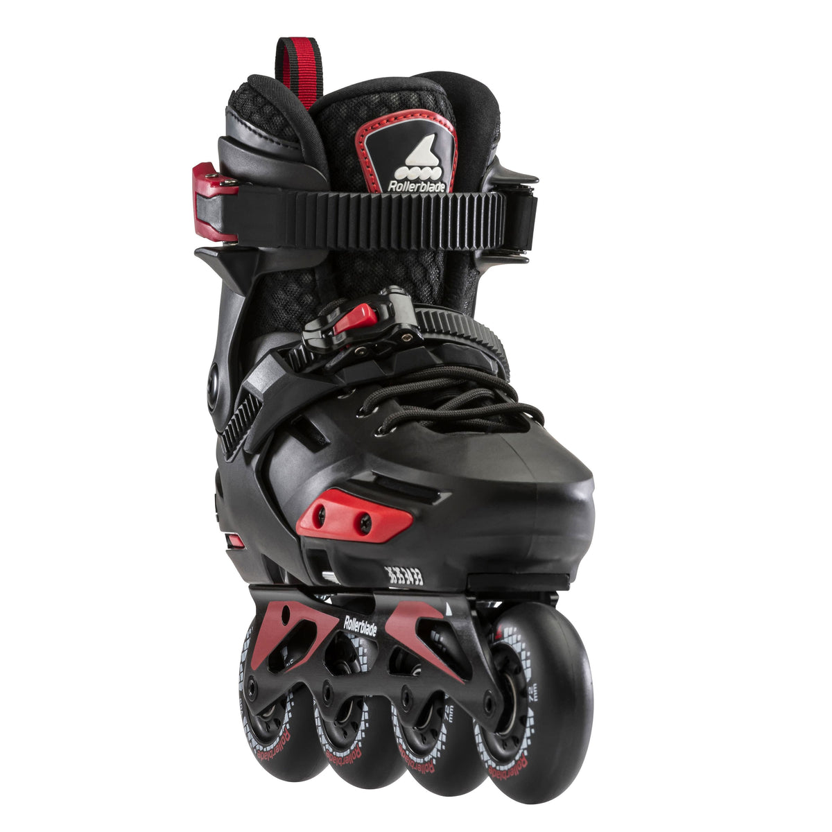 Rollerblade Apex Adjustable Inline Skate Black/Red - Skate Society