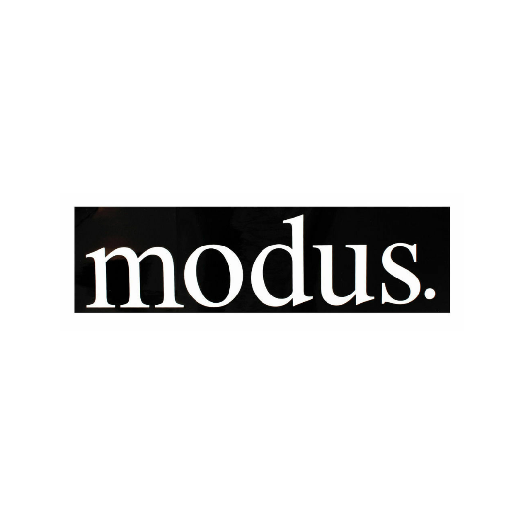 Modus Logo Ramp Sticker - Med - Skate Society