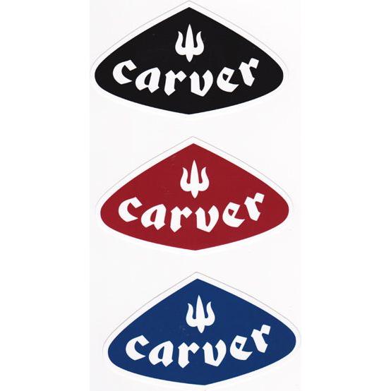 Carver Tear Logo Sticker - Skate Society