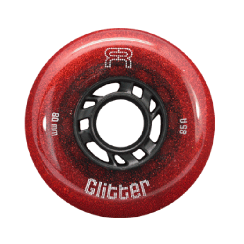 FR Glitter Inline Wheels 76mm Each - Skate Society