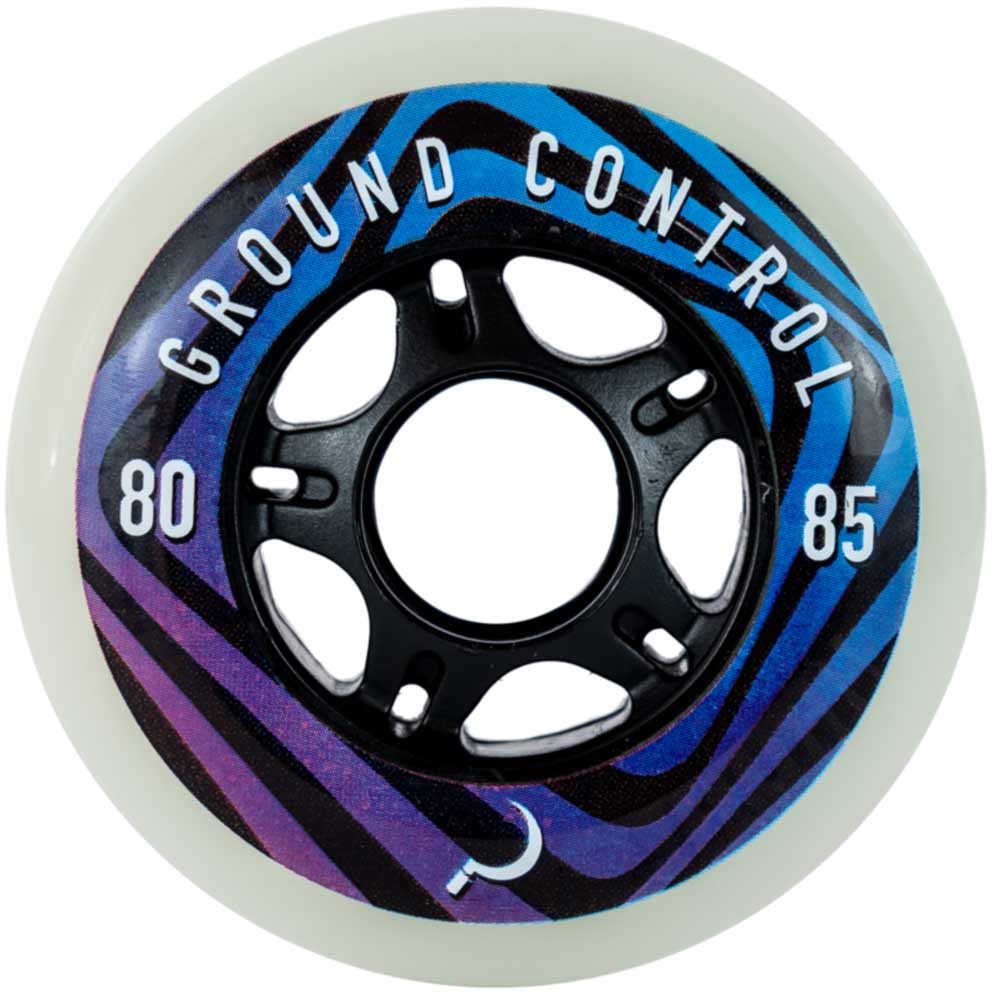 Ground Control Glow Wheels 80mm 4pk - Skate Society