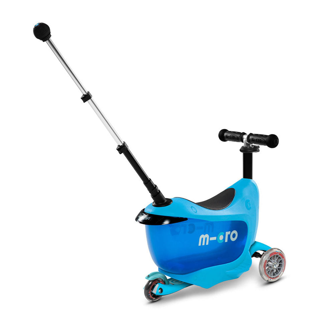 Micro Mini 2Go Deluxe Plus 3-Wheel Scooter - Blue - Skate Society