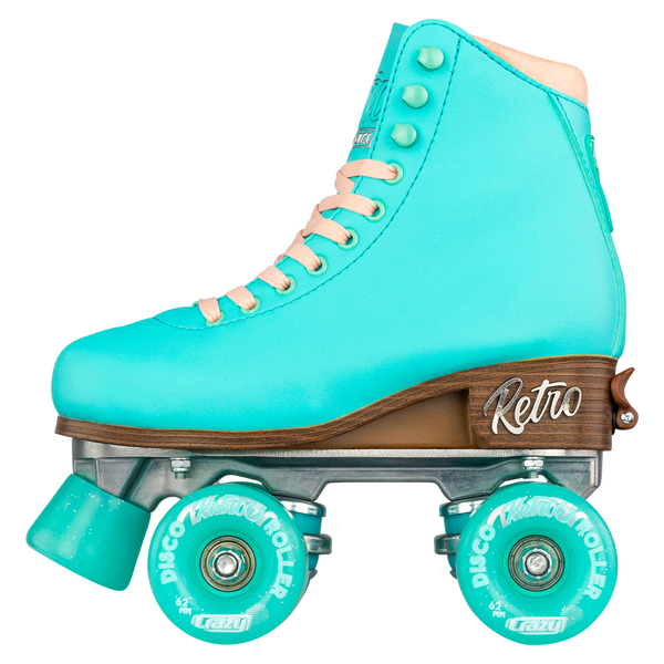 Crazy Retro Adjustable Roller Skates Teal - Skate Society