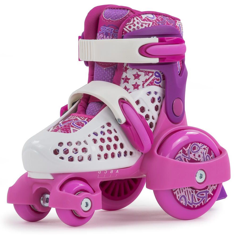 SFR Stomper Adjustable Skates Pink - Skate Society