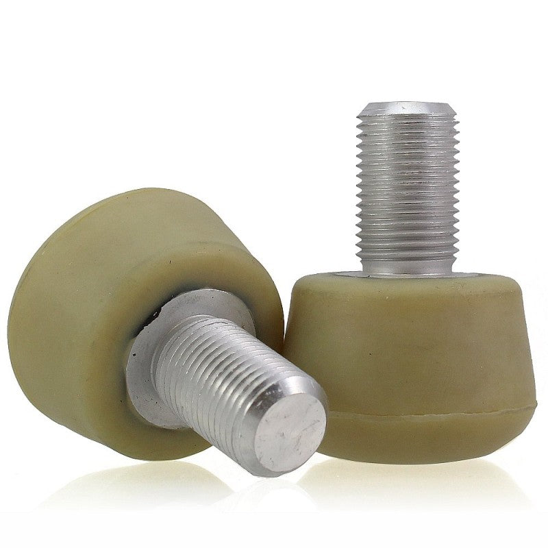 Snow White Toe Stops - Skate Society