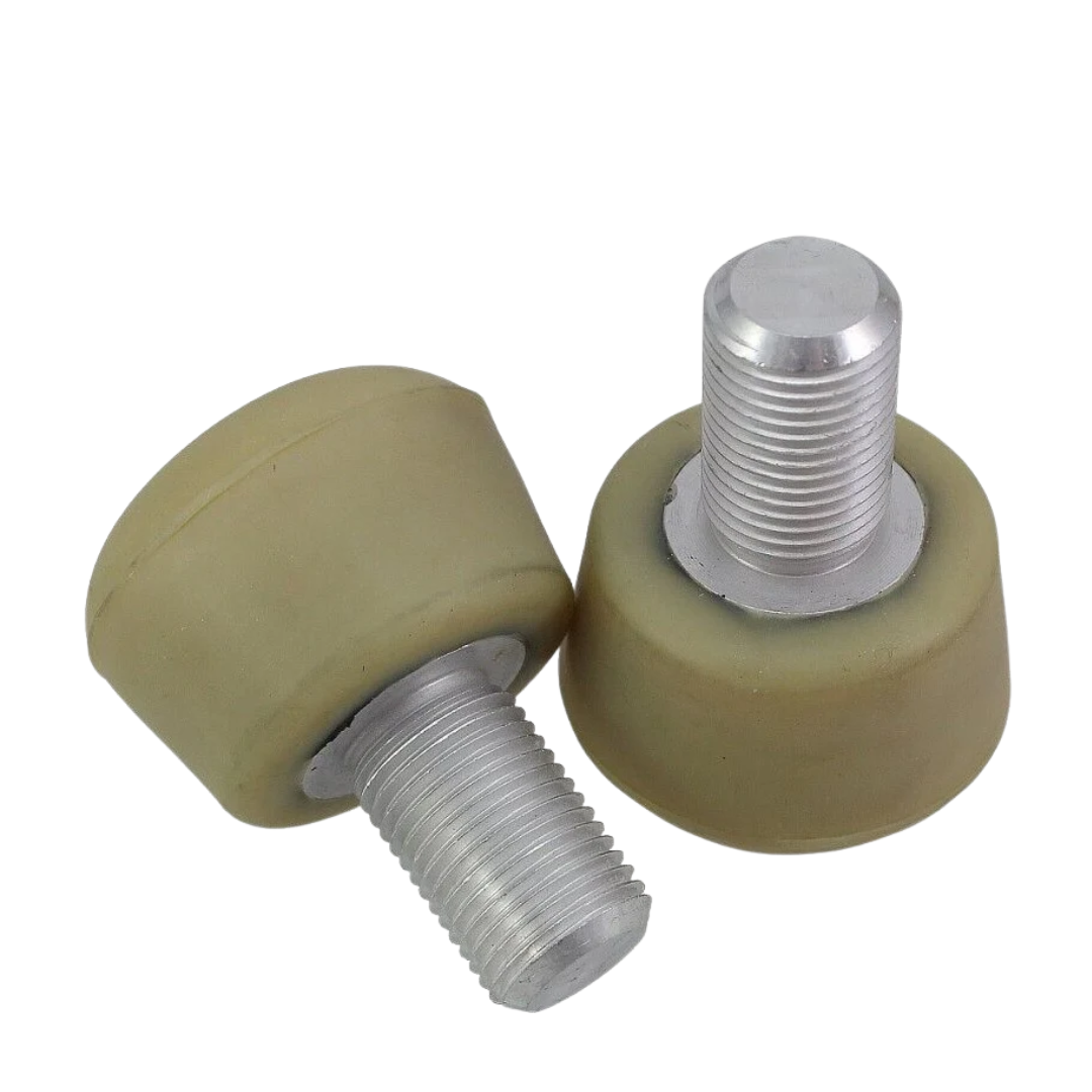 Snow White Toe Stops - Skate Society