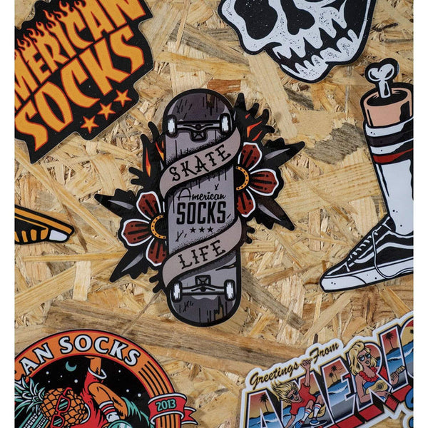 American Socks Sticker Pack - Skate Society