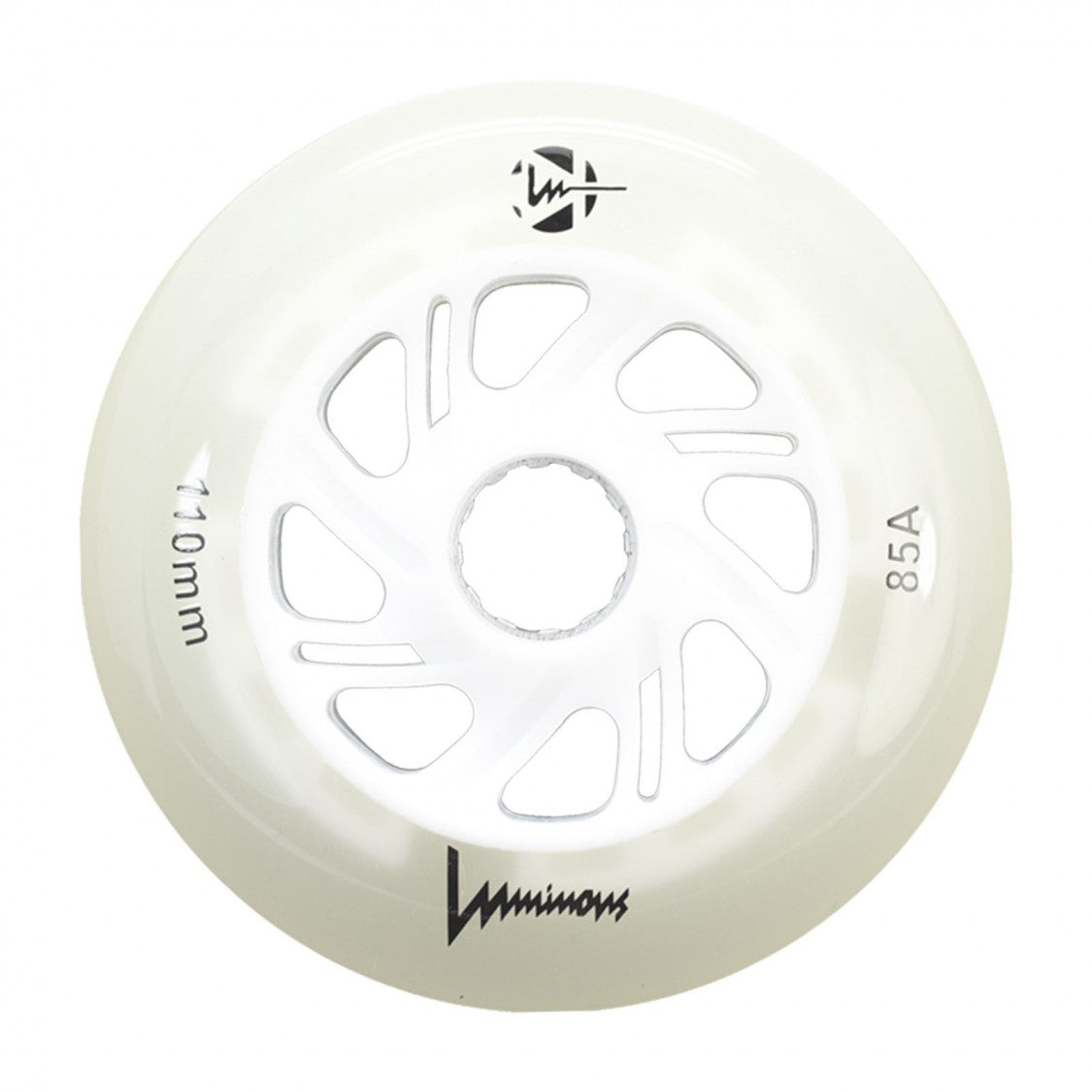 Luminous LED Inline Wheels Glow 110mm Each - Skate Society